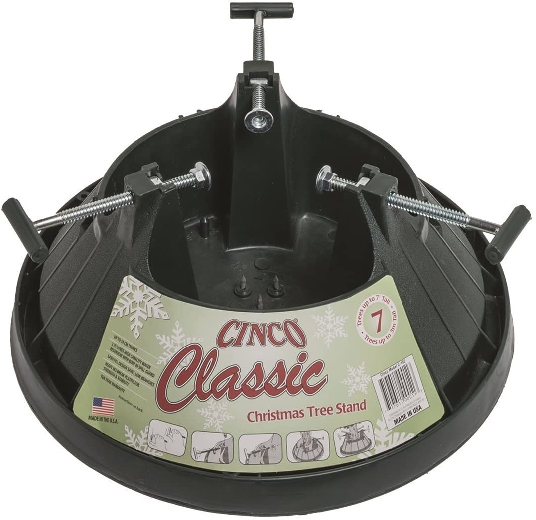 Cinco 7 Christmas Tree Floor Stand (For Trees Up to 2.13m - 7ft) - The ...