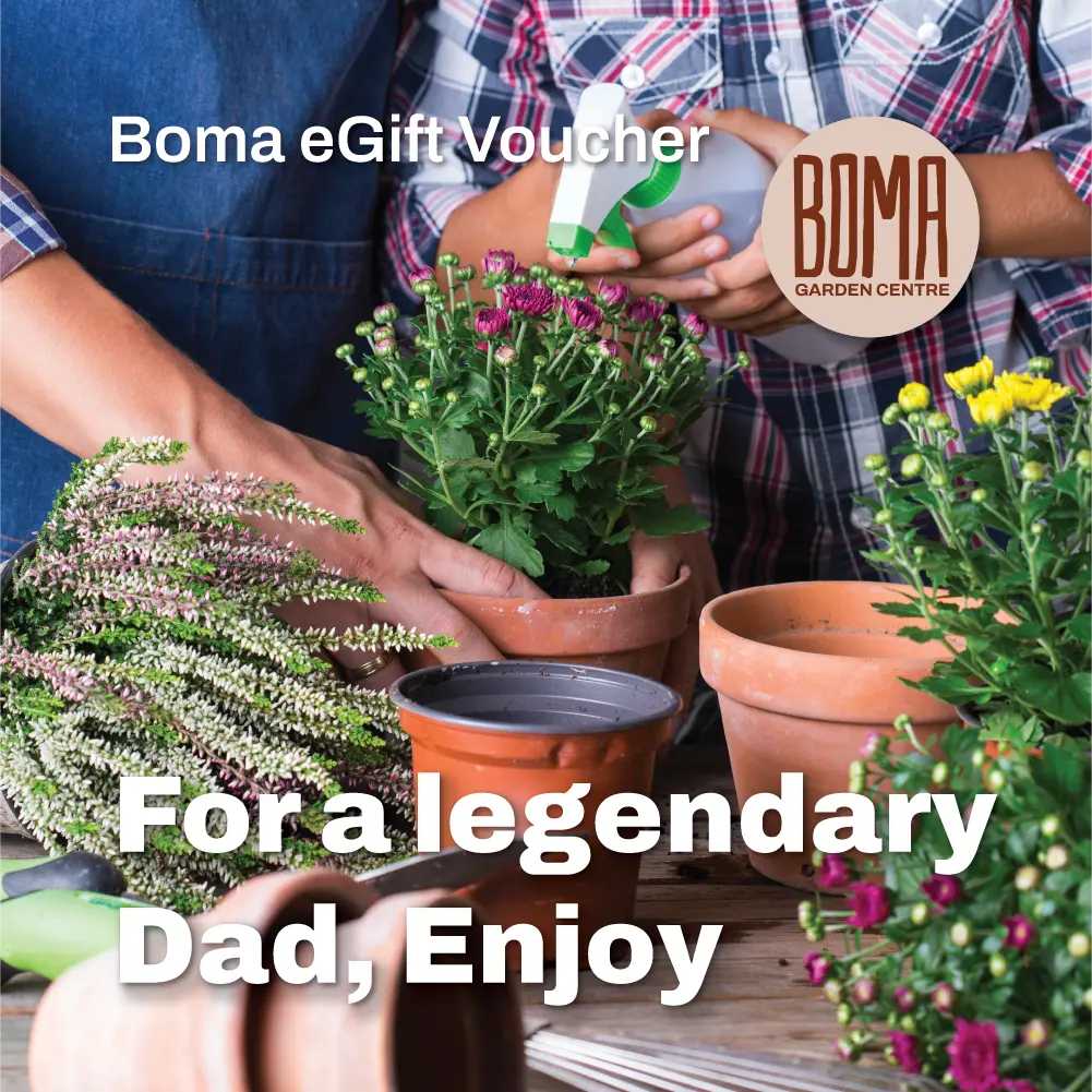 "For a legendary Dad, Enjoy" eGift Voucher - The Boma Garden Centre