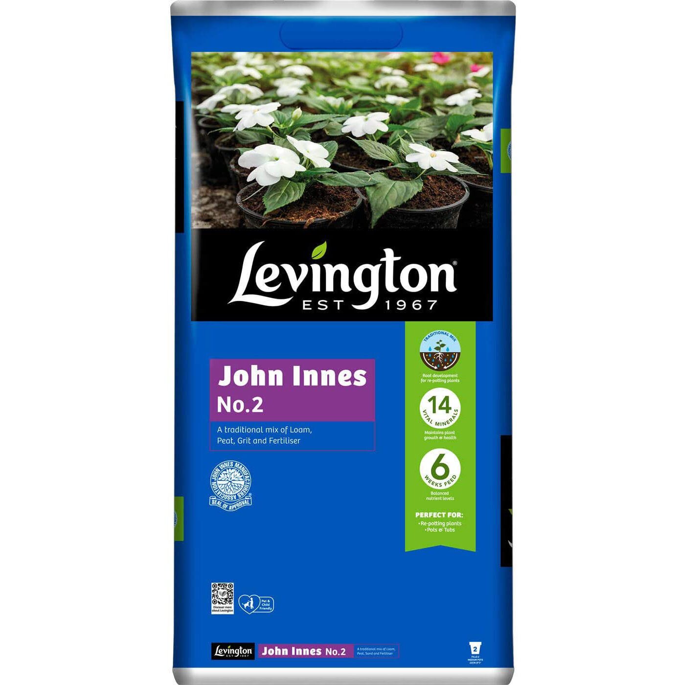 John Innes No 2 Compost 10L - The Boma Garden Centre