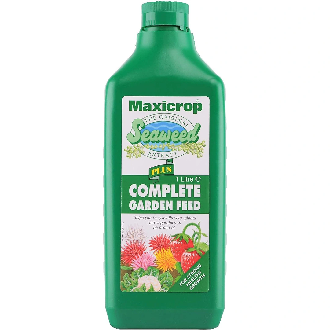 Maxicrop Complete Garden Feed, Seaweed Plus Complete Garden Feed, 1L ...