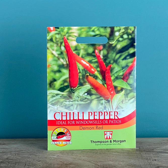 Vegetable Seeds - Chilli Pepper (Demon Red) - The Boma Garden Centre