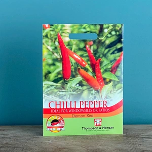 Vegetable Seeds - Chilli Pepper (Demon Red) - The Boma Garden Centre