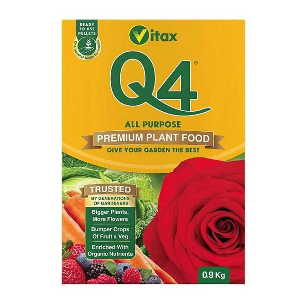 Vitax Q4 All Purpose Premium Plant Food 0.9Kg - The Boma Garden Centre